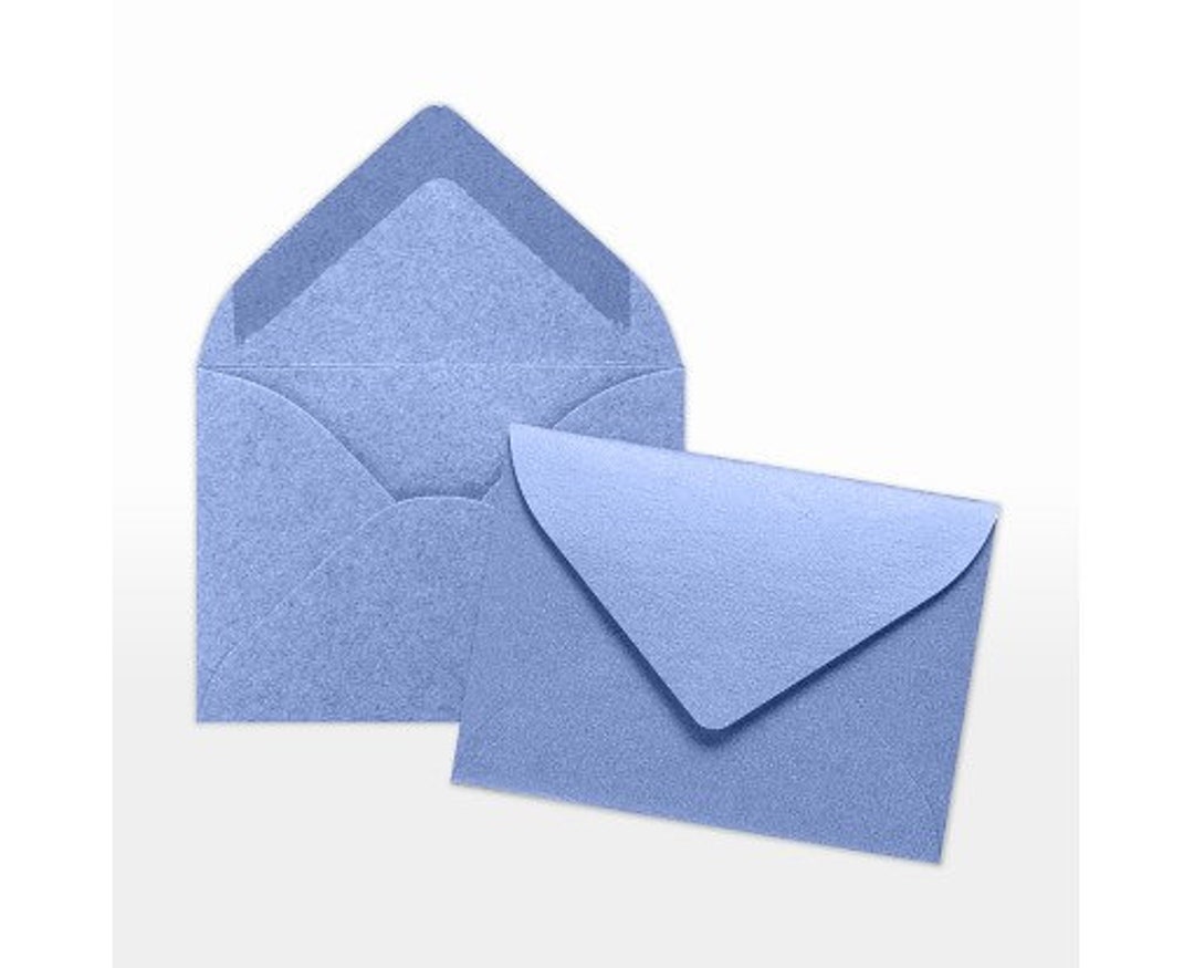 Metallic Blue Mini Envelopes,mini Envelopes,gift Card Envelopes, Gift ...