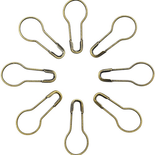 Black Clothing Tag Pins Bulb Pin Metal Gourd Pin Garment - Etsy