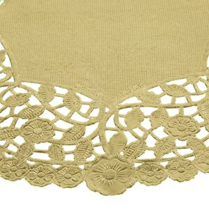 100ct Gold Foil Lace Doily, Gold Foil Doily, Gold Metallic Foil Lace ...
