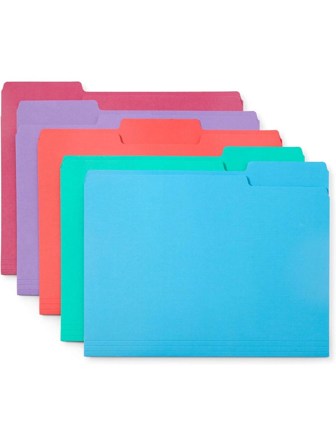 Gem Tone Kraft File Folders - 25 Count - Eco-friendly Office Supply - Etsy