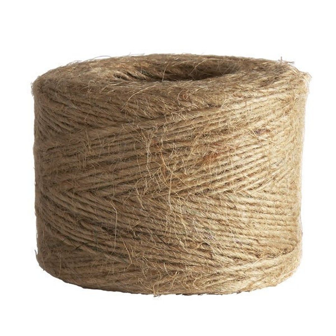 1 Ply Natural Jute Twine 1/5lb Tube, Jute Twine, Twine, Natural Jute ...