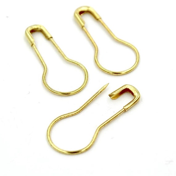 Gold Clothing Tag Pins Bulb Pin Metal Gourd Pin Garment | Etsy