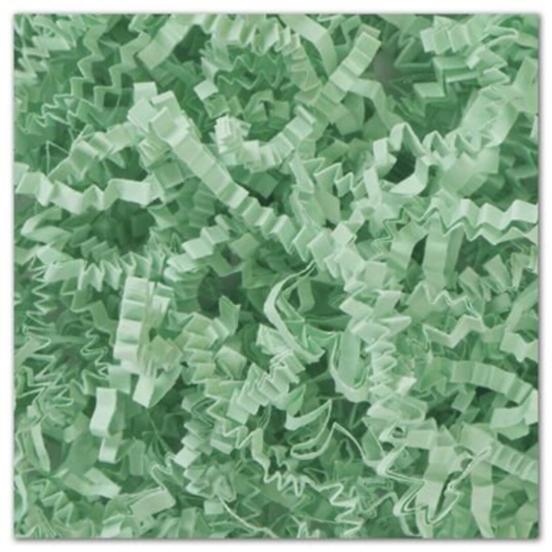 Mint Crinkle Cut Paper Shred: Eco-friendly Gift Box Filler - Etsy