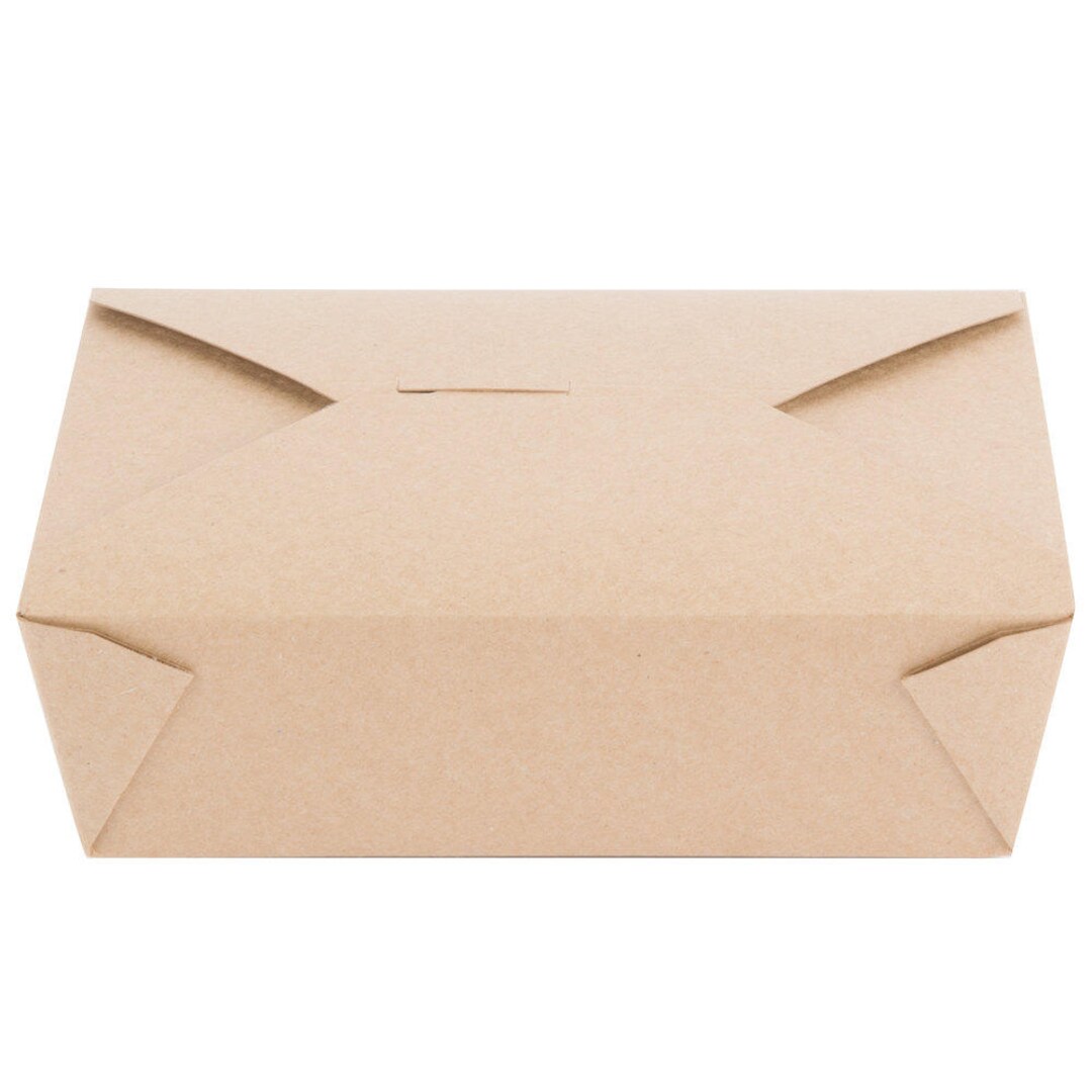 Ecofriendly Kraft Microwavable Paper Take-out Container, Take Out Boxes ...