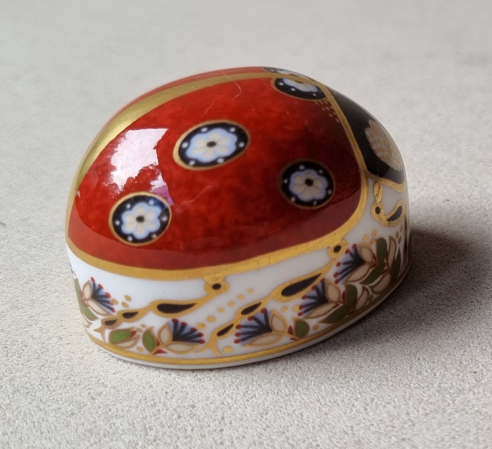 Vintage 1997 Royal Crown Derby Ladybird Bone China Paperweight - Etsy