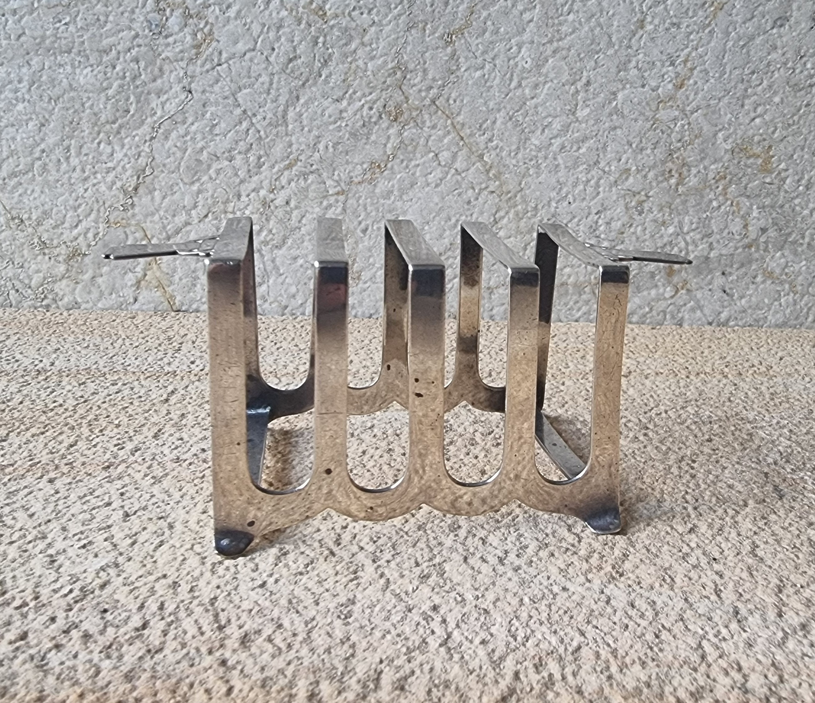 Vintage Art Deco HMSS 4 Slice Toast Rack : Birmingham 1936 William ...