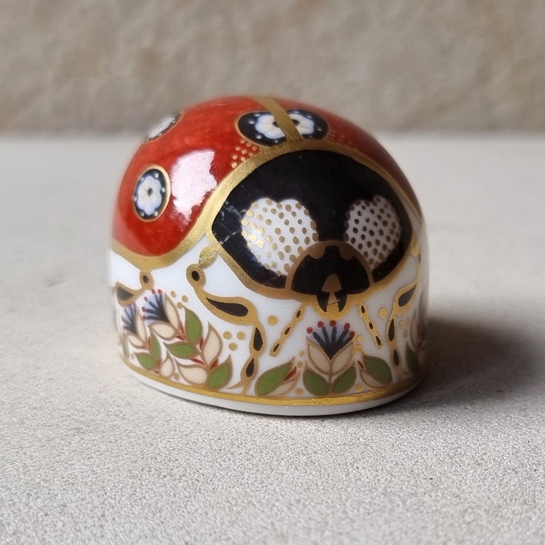 Vintage 1997 Royal Crown Derby Ladybird Bone China Paperweight - Etsy