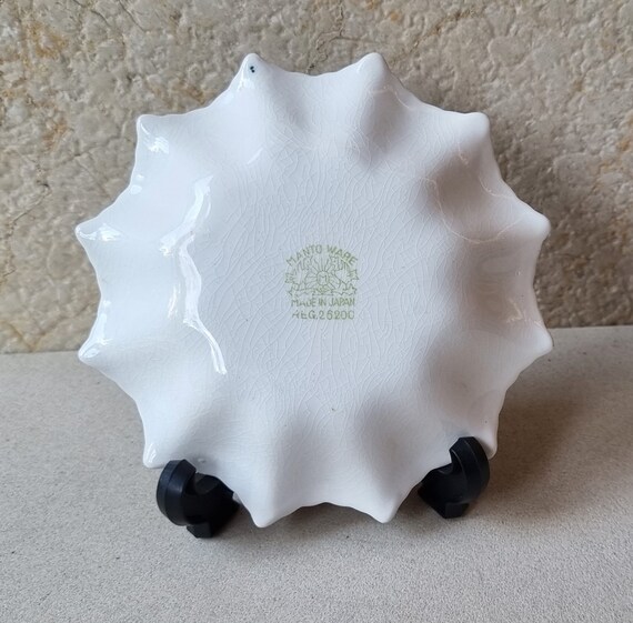 Vintage Japanese Manto Ware Scalloped Edge Porcelain … - Gem