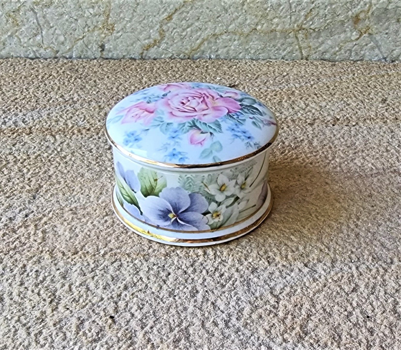 Vintage Francesca England Fine Bone China Gold Trim Lidded - Etsy