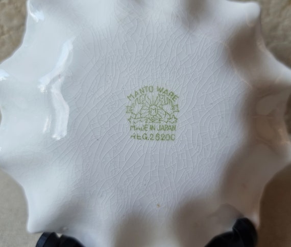 Vintage Japanese Manto Ware Scalloped Edge Porcelain … - Gem