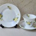 Vintage Shelley England Primrose Fine Bone China Trio 13430 - Etsy
