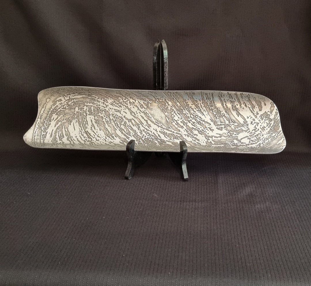 Don Sheil of Australia Handmade Aluminium Swirl Bread Serving Tray - Etsy