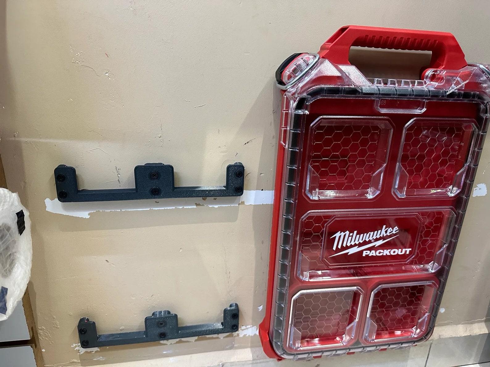 Milwaukee Packout Wall Mount 3D Printed Premium Quality - Etsy
