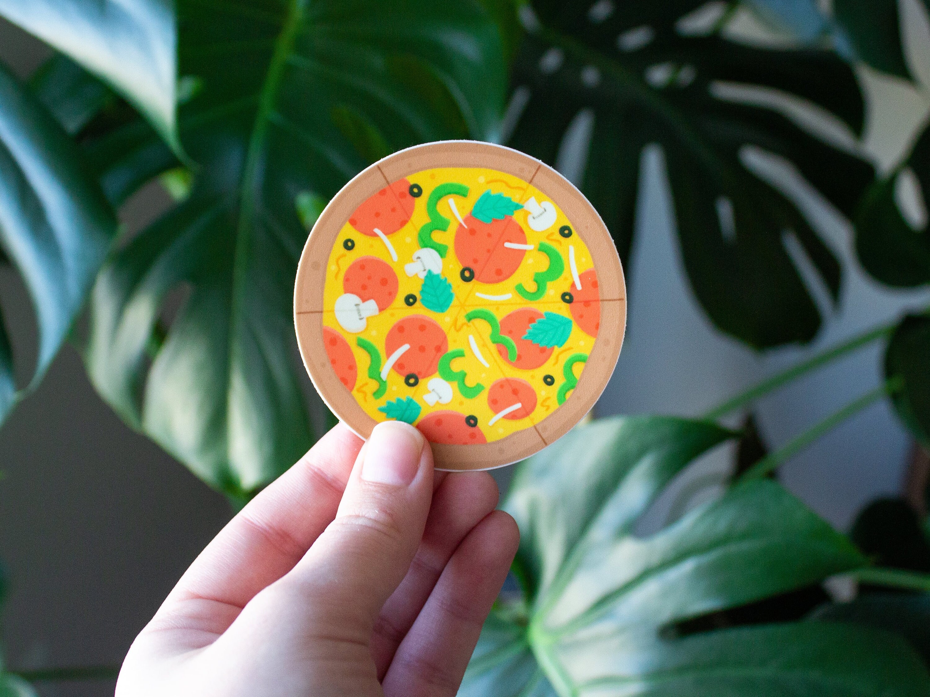 Pizza Sticker Vinyl Sticker Planner, Scrapbook, Laptop - Etsy