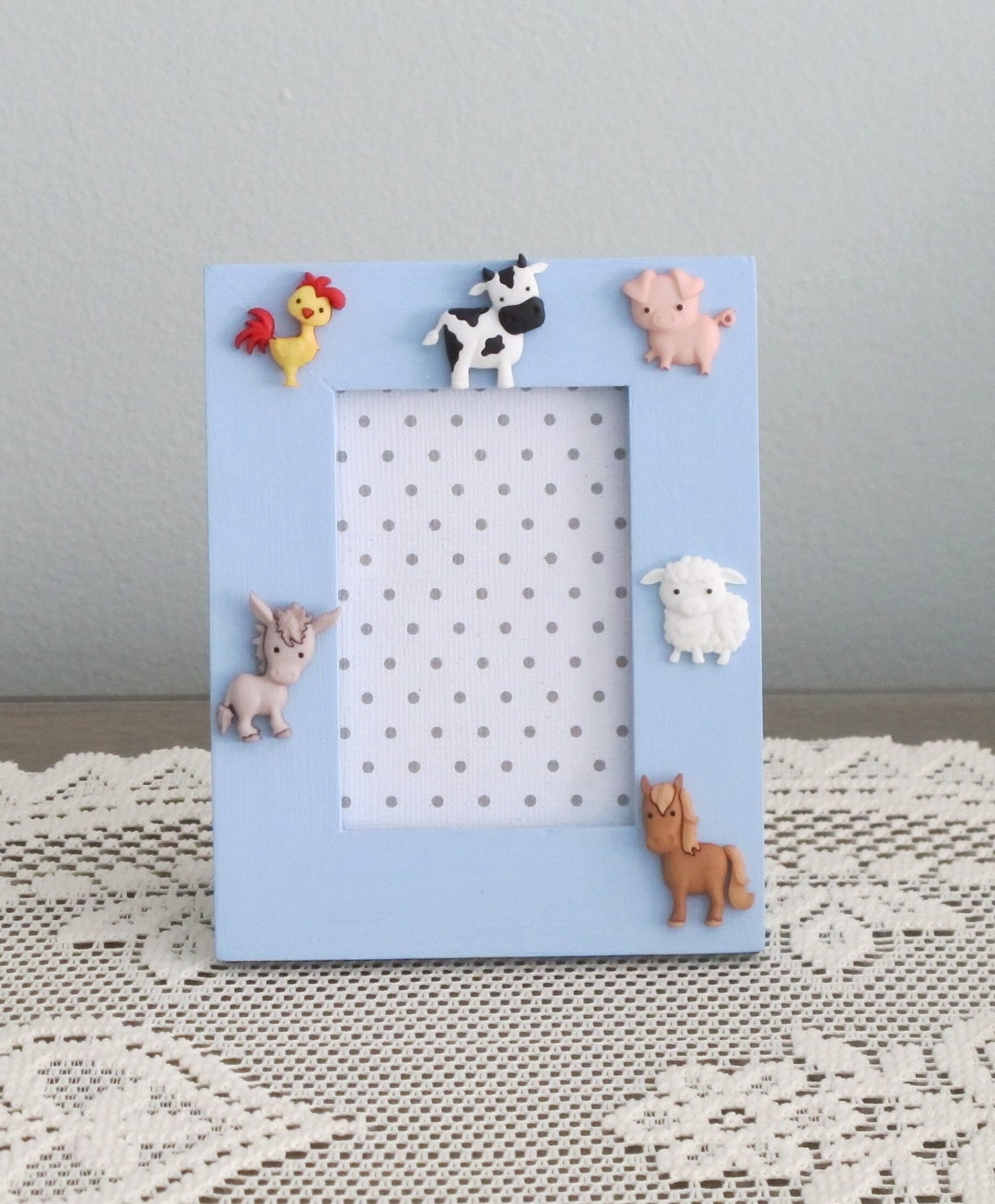Farm Animals - WALLET SIZE Picture Frame - Etsy
