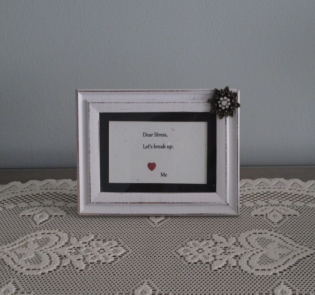 Dear Stress 3.5 X 5 Picture Frame - Etsy