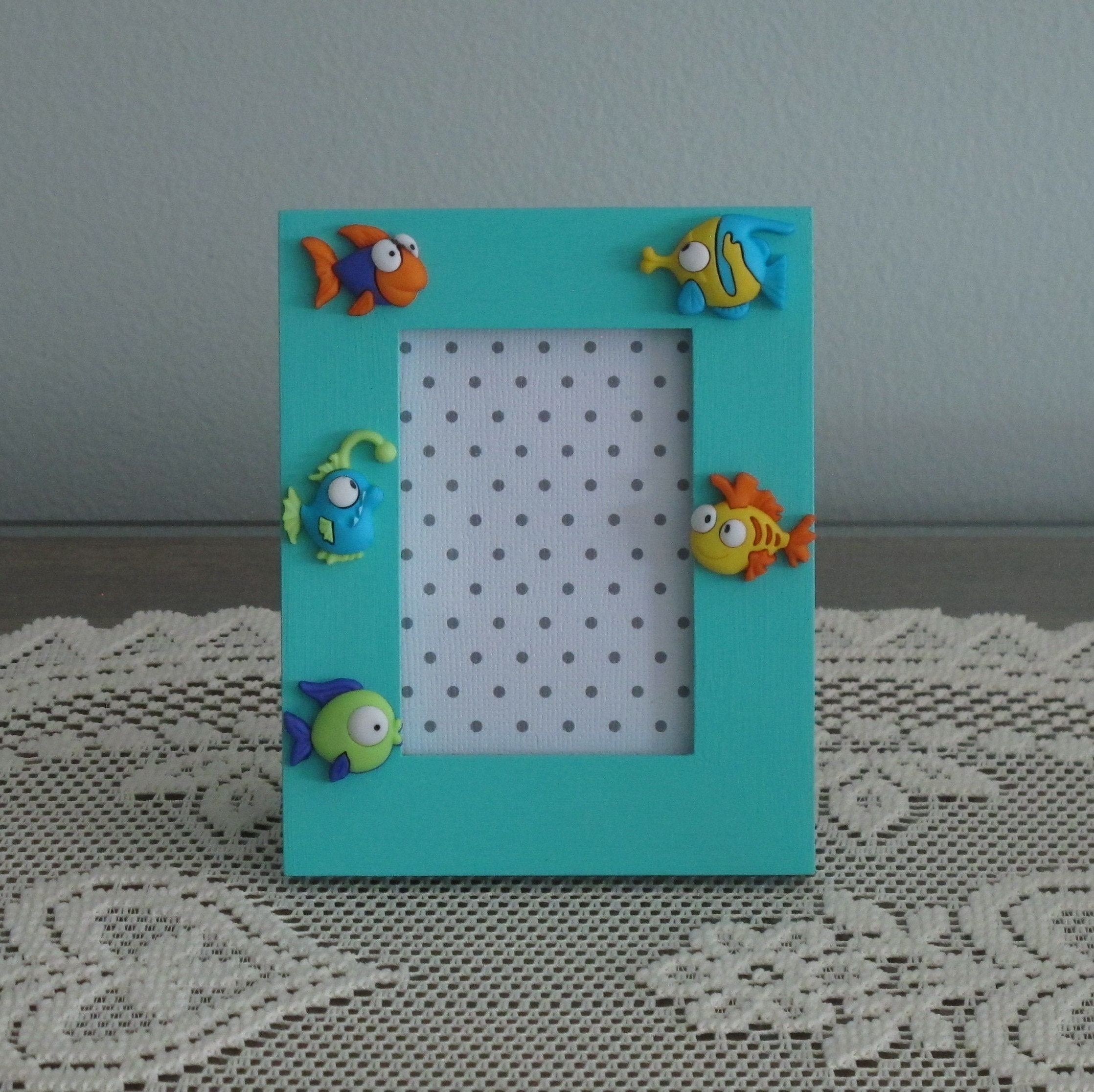 Colorful Fish Frame - WALLET SIZE - Etsy