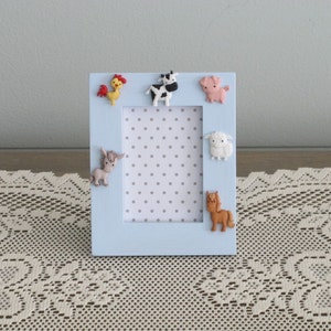 Farm Animals - WALLET SIZE Picture Frame - Etsy