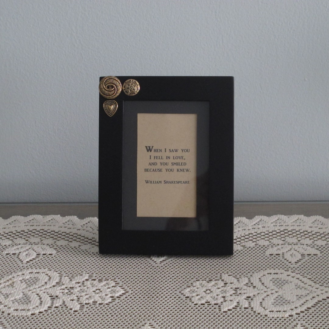 Shakespeare in a 3.5 X 5 Picture Frame - Etsy