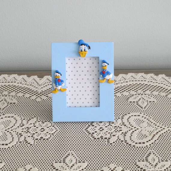 Donald Duck Picture Frame WALLET SIZE | Etsy