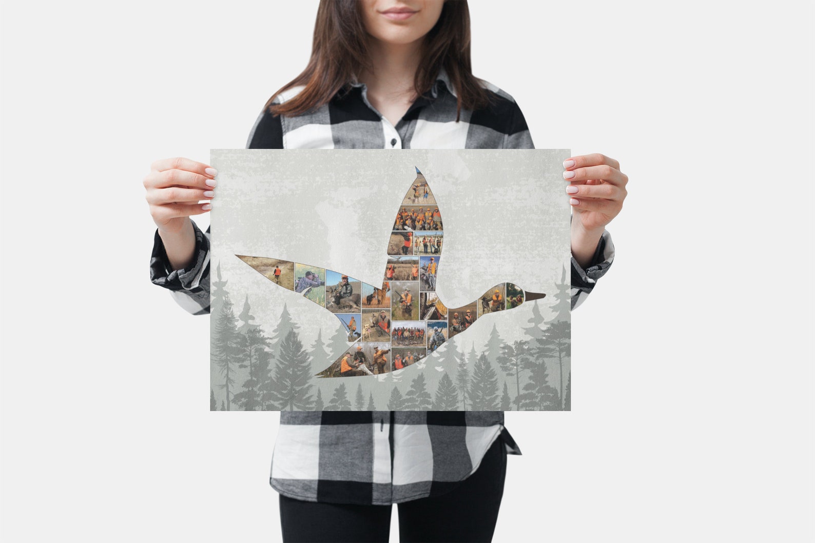 Duck Hunting Photo Collage, Hunting Birthday Gift, Hunting Gifts for ...