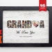 Wooden Background Grandma Photo Collage, Personalized Perfect Gift for ...