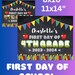 Editable First Day of School, Back to School Sign, First Day Sign ...