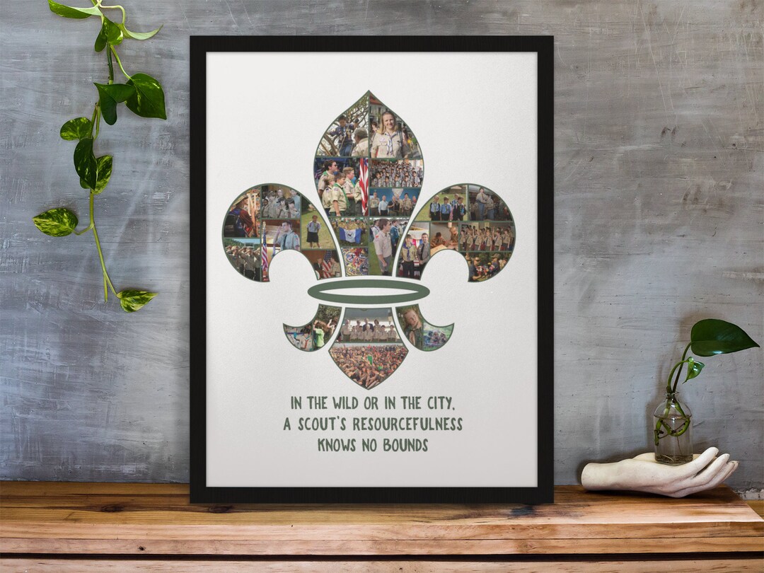 Girl Scouts Photo Collage Girl Scout Cub Scout Leader Gift - Etsy