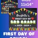 Editable First Day of School, Back to School Sign, First Day Sign ...