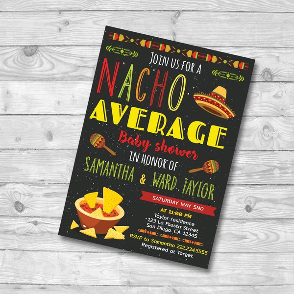 Nacho Baby Shower Invitation - Etsy