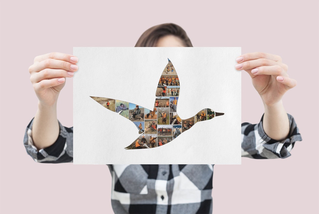 Custom Duck Hunter Photo Collage Duck Photo Collage Hunting - Etsy