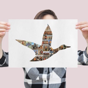 Custom Duck Hunter Photo Collage Duck Photo Collage Hunting - Etsy