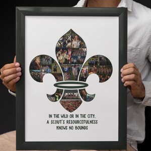 Girl Scouts Photo Collage Girl Scout Cub Scout Leader Gift - Etsy