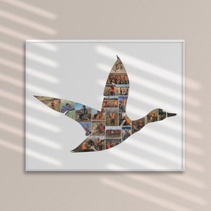 Custom Duck Hunter Photo Collage, Duck Photo Collage, Hunting Birthday ...