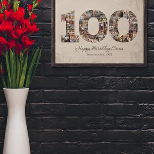 100 Years of Memories: Personalized Photo Collage for a Milestone ...