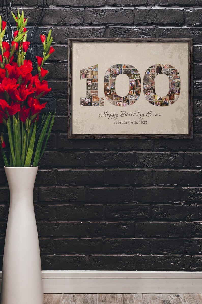 100 Years of Memories: Personalized Photo Collage for a Milestone ...