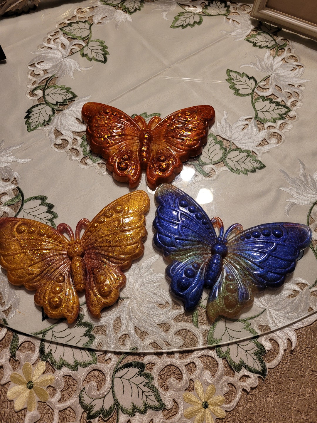6" Resin Butterfly -custom Made Colors - Etsy