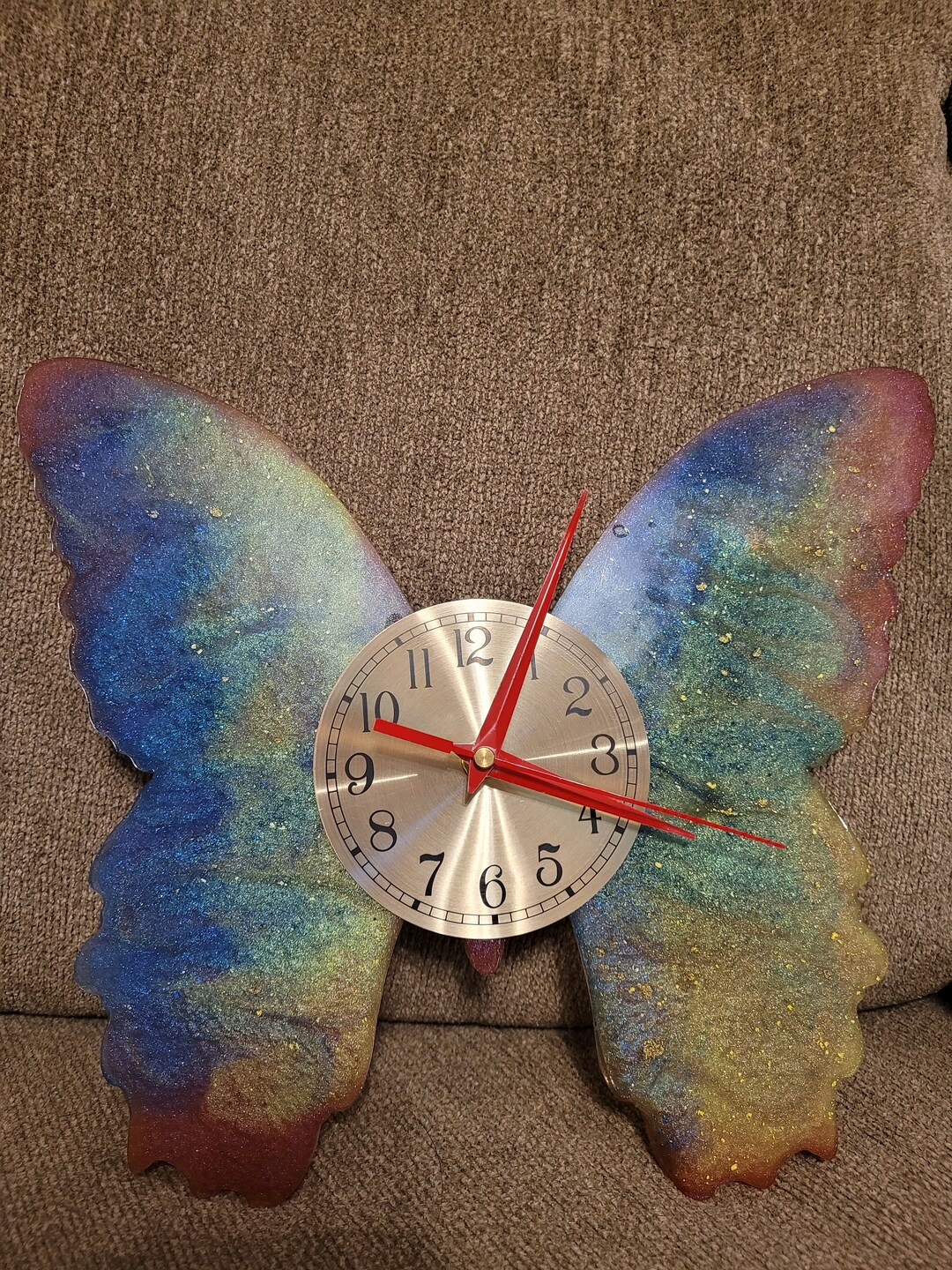 12" Butterfly Clocks - Etsy