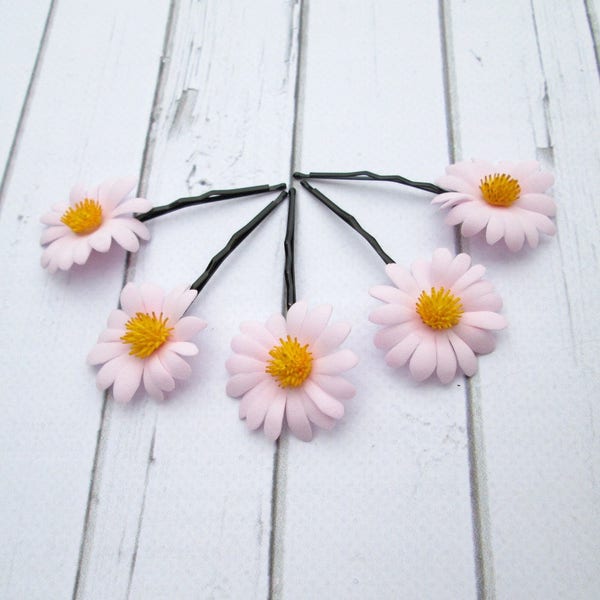 Bobby Pin Flowers - Etsy