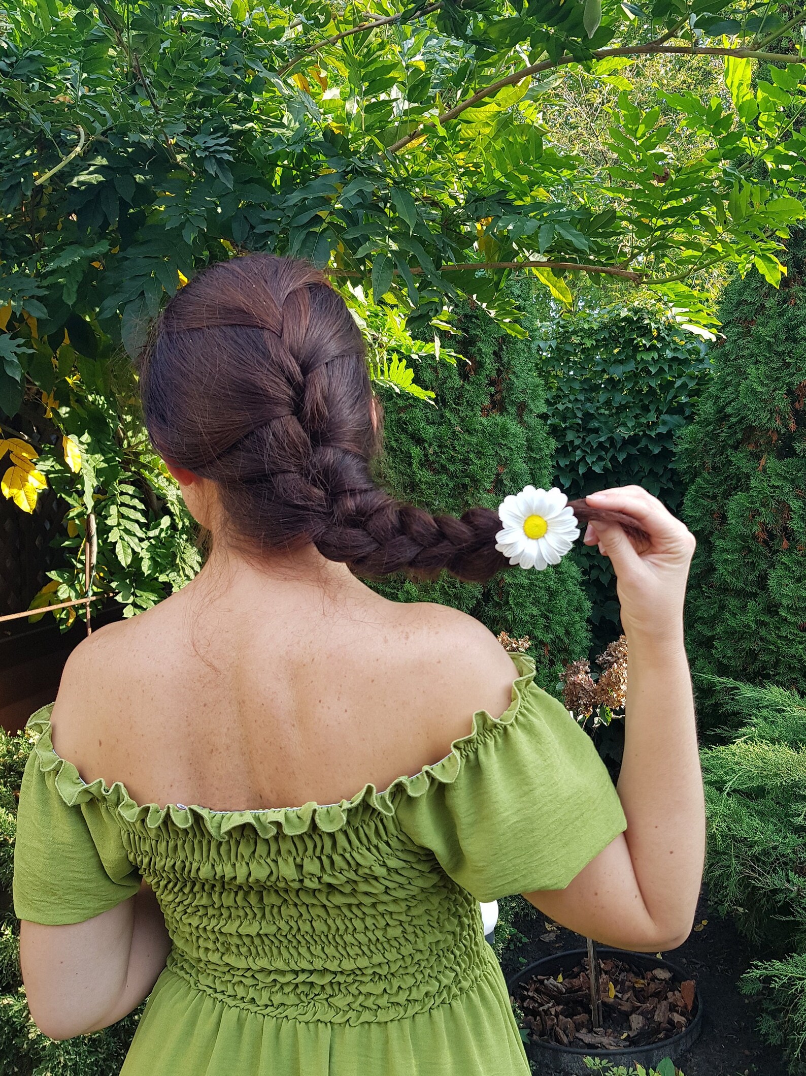 Big White Daisy Hair Pin Accessories - Summer Wedding Daisy Flower ...