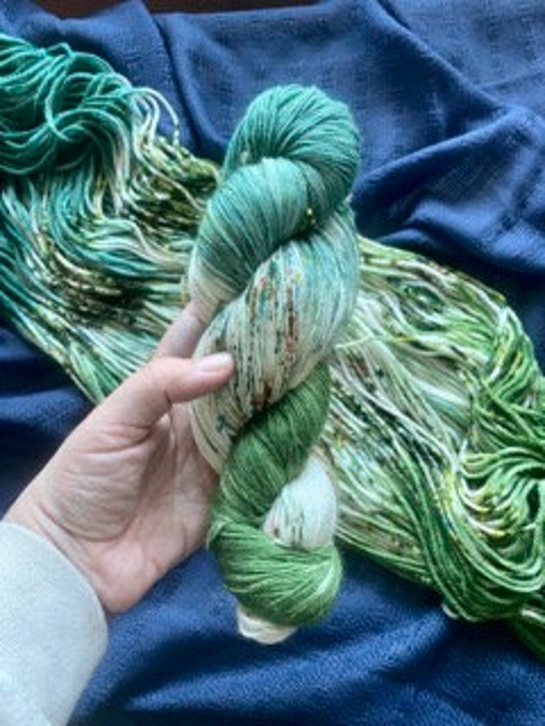 The Creek, Green Variegated Yarn, Nature Yarn, Spring Yarn - Etsy