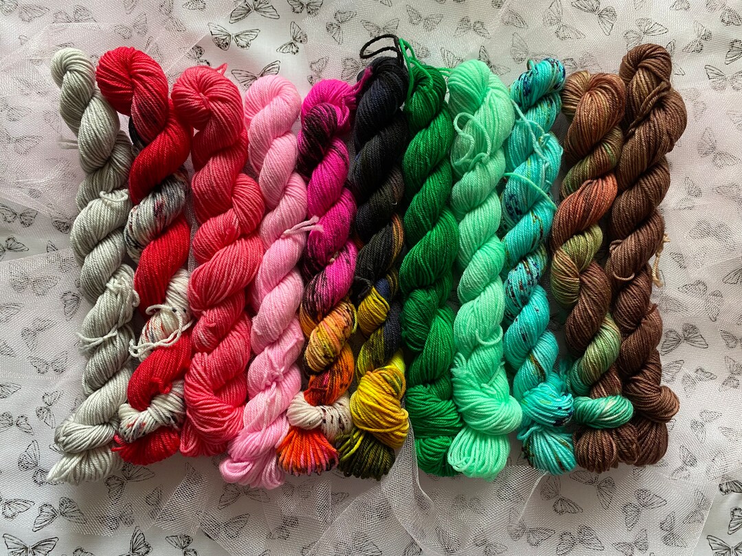 The Dolly Parton Collection Mini Set, Hand Dyed Yarn, Dyed to Order - Etsy