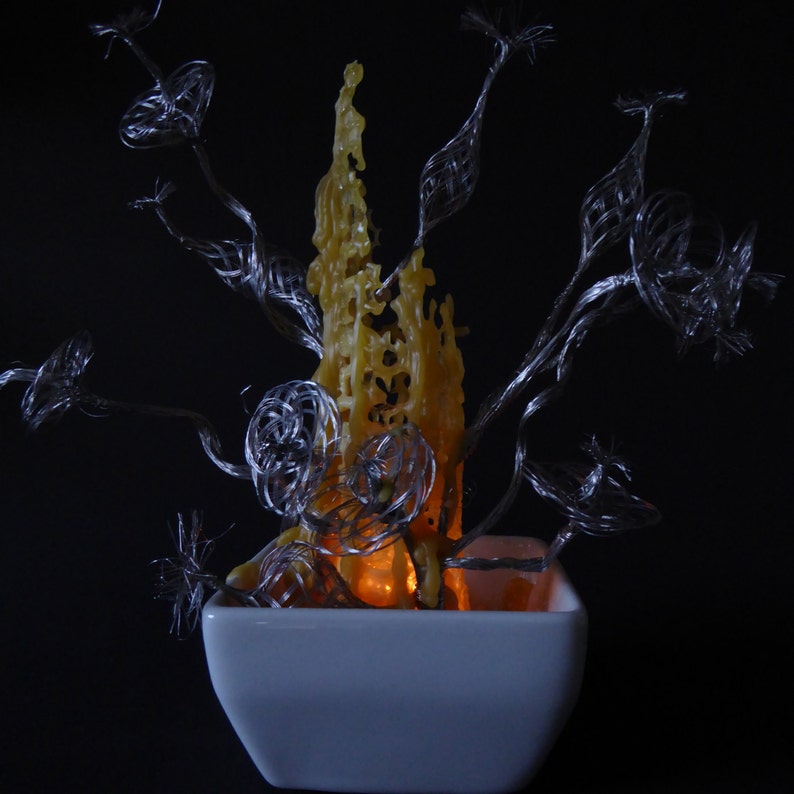 Fairy Candle With Fairy Flowers Centre Piece - Etsy