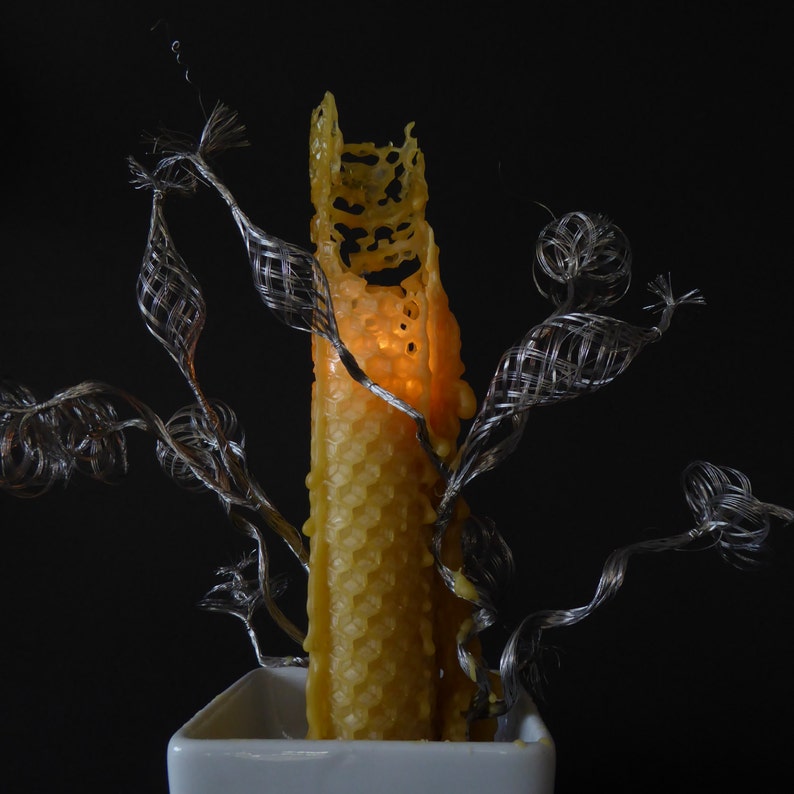 Fairy Candle With Fairy Flowers Centre Piece - Etsy