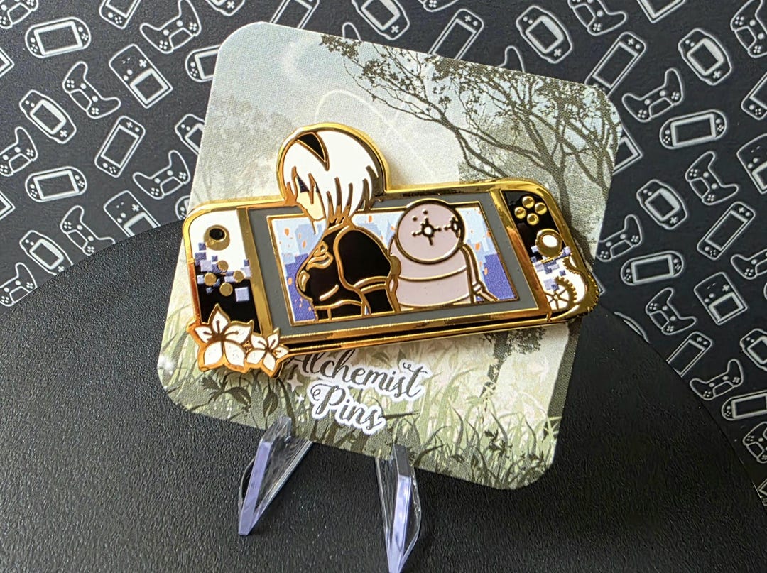 Android & Machine Handheld Console Enamel Pin - Gamer Gift - Etsy