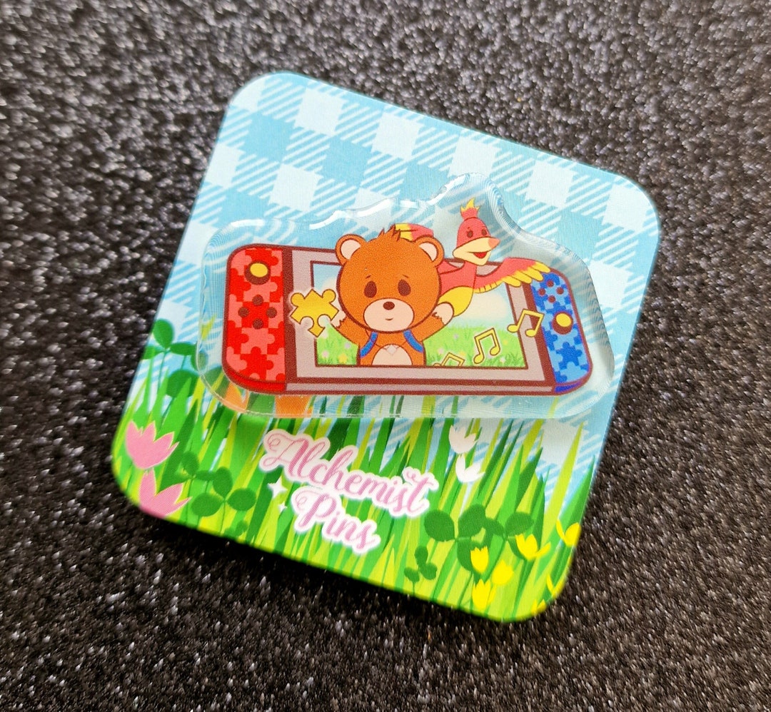 Handheld Console Acrylic Pin Cute Banjo Gift - Etsy