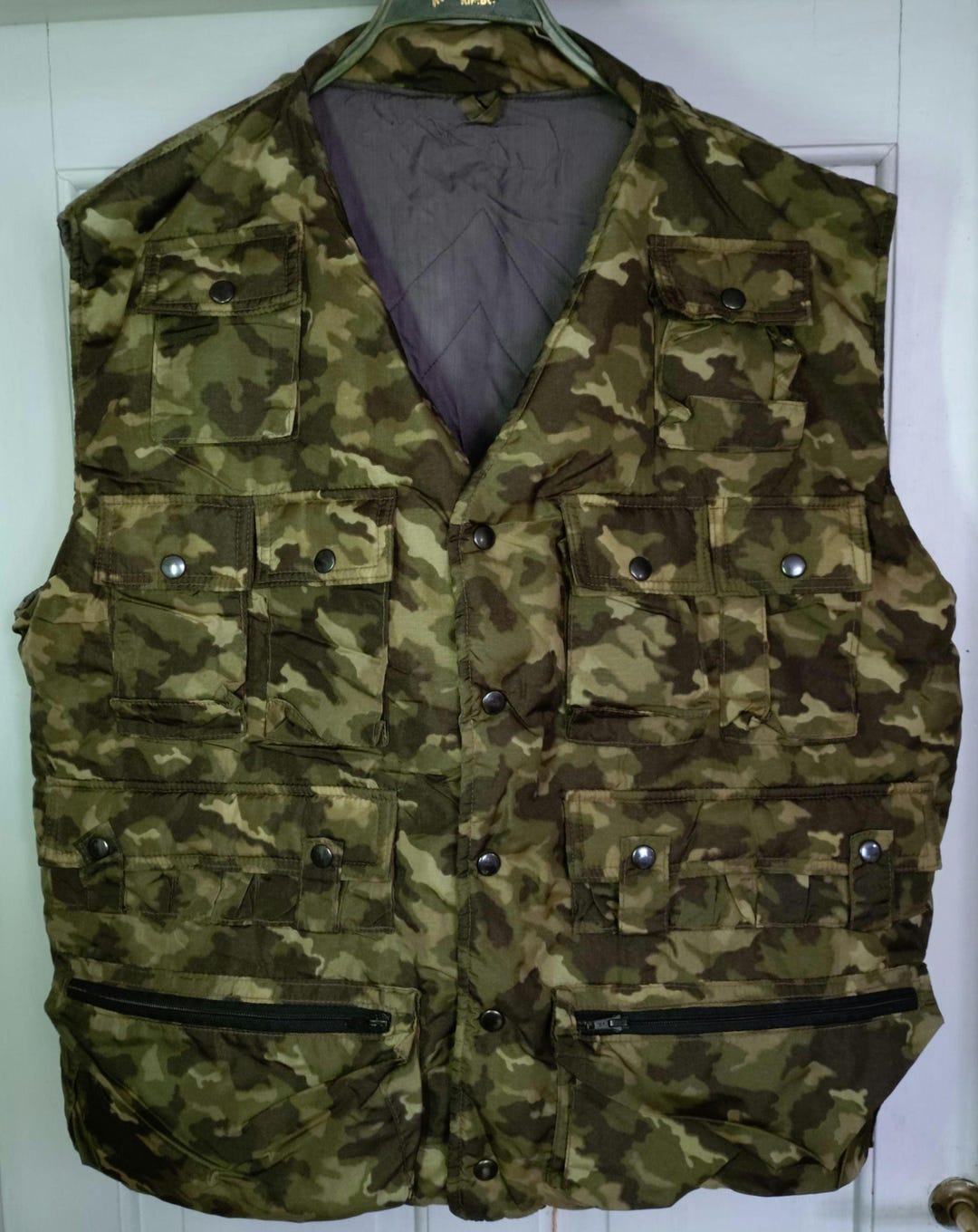Vintage Russian Hunting Outdoor Vest Oreh Camo - Etsy