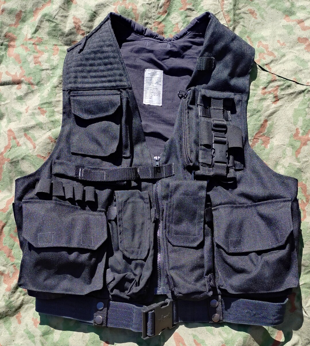 Genuine Russian SRVV Survival Corps Tactical Vest Black FSB MVD - Etsy