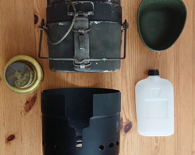 Original Swedish Army M40 Stainless Steel Mess Tin Mess Kit - Etsy