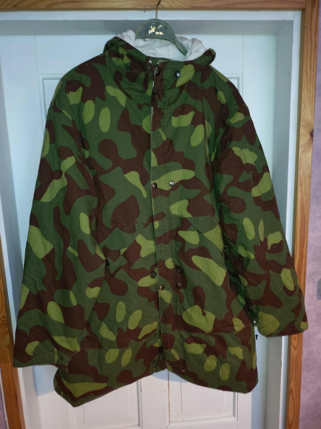 Vintage Finnish Army Issue M91 Camo "sissitakki" Long Range Scout Cold ...